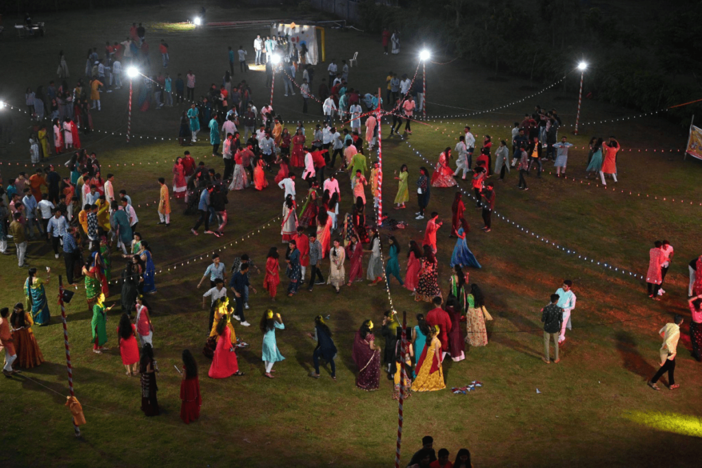 Garba Nights celebration in Dr. D. Y. Patil Education Federation - Dr ...